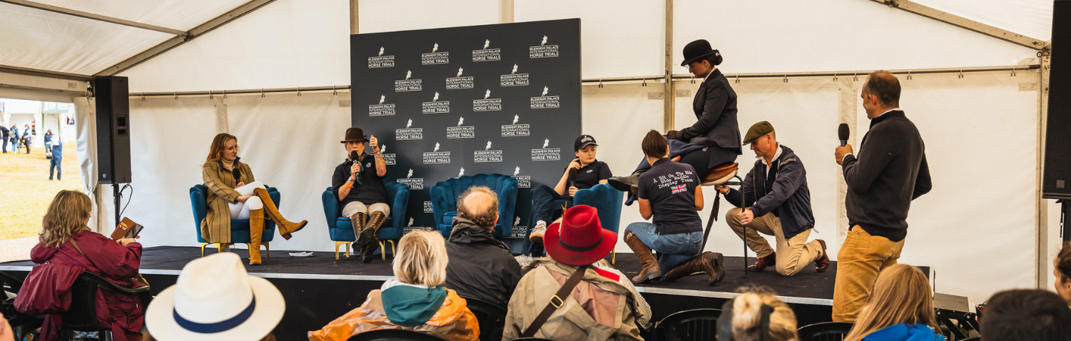 Chat Stage - Agria Blenheim Palace International Horse Trials