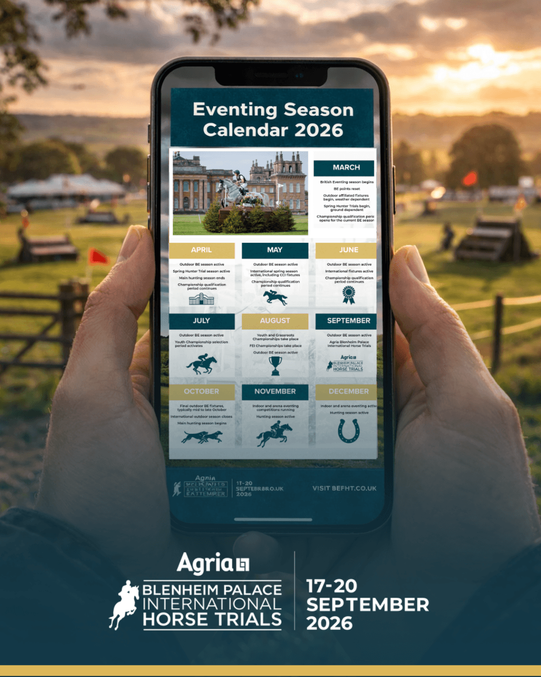 2026 British Eventing Season Calendar